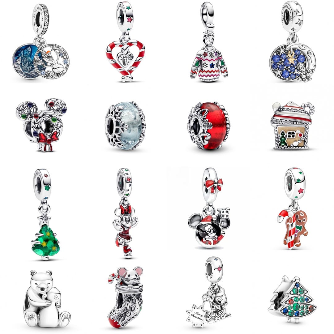 New Pandora Christmas Collection Charms S925 ALE - Etsy