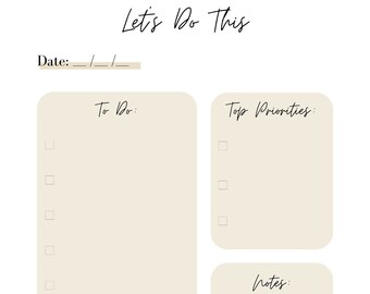 Printable Weekly Agenda HP Theme Digital Download - Etsy