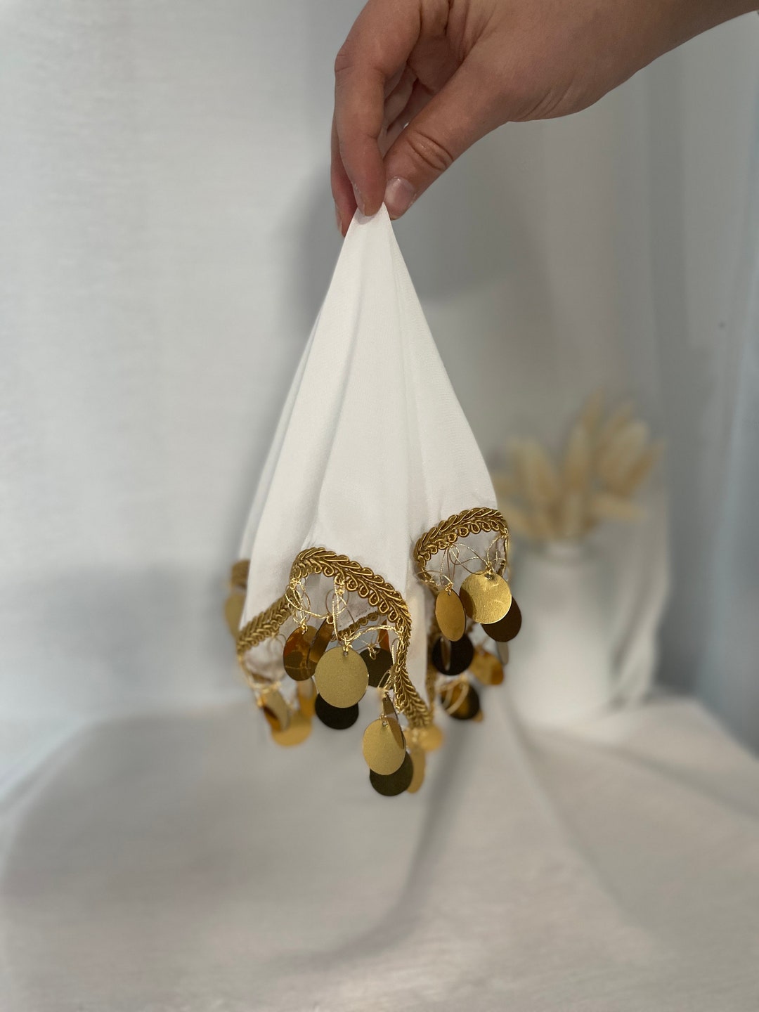 Large Halay Mendil Bride With Decoration /gelinhalay Mendil/ Dance ...