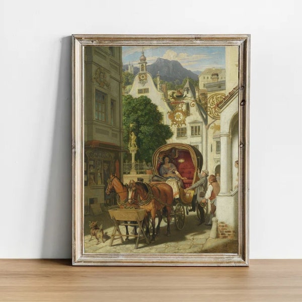 Vintage German Painting - Etsy