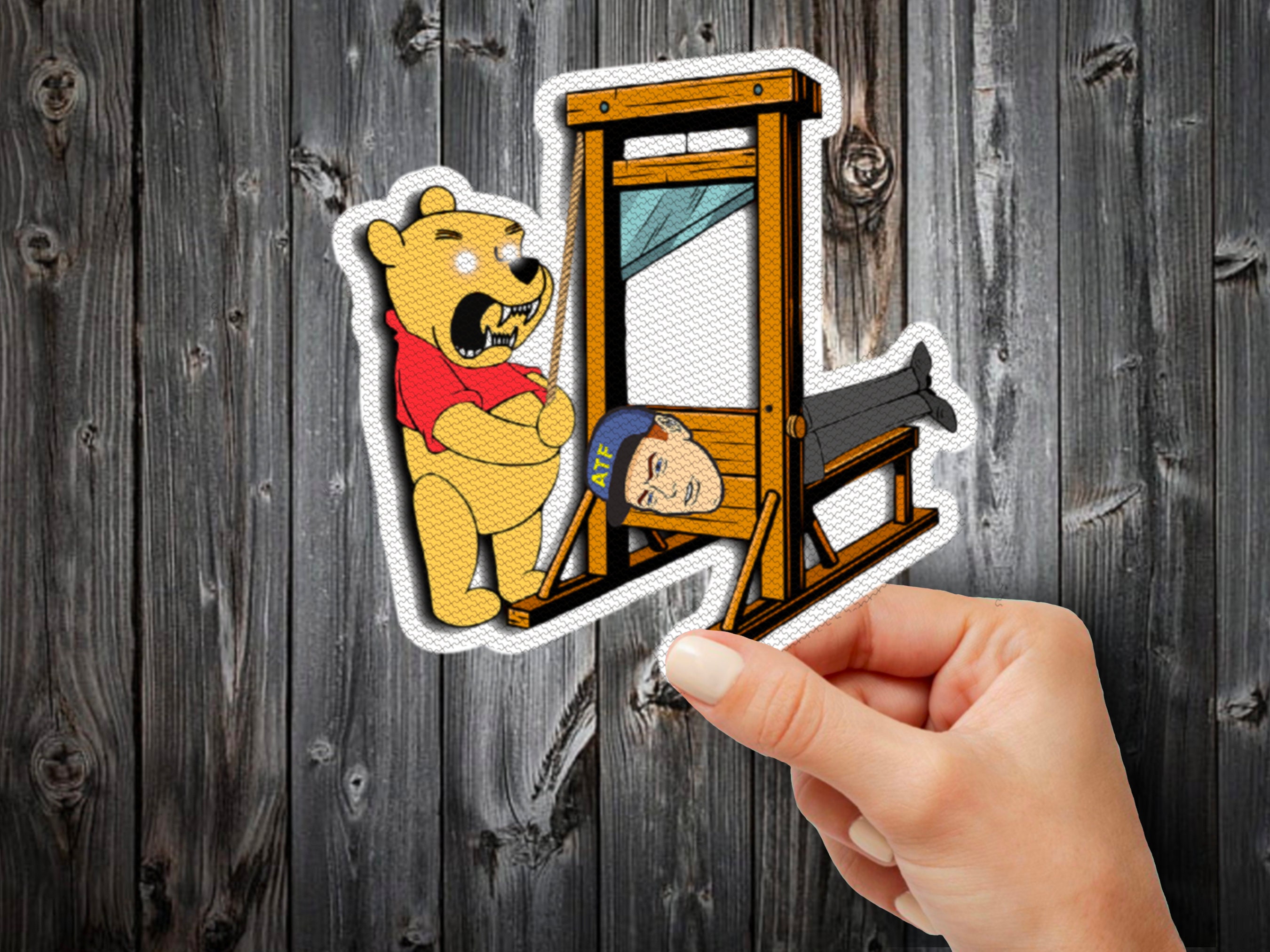 ATF Decal Atf Sticker Atf Dog Funny Sticker Gun - Etsy