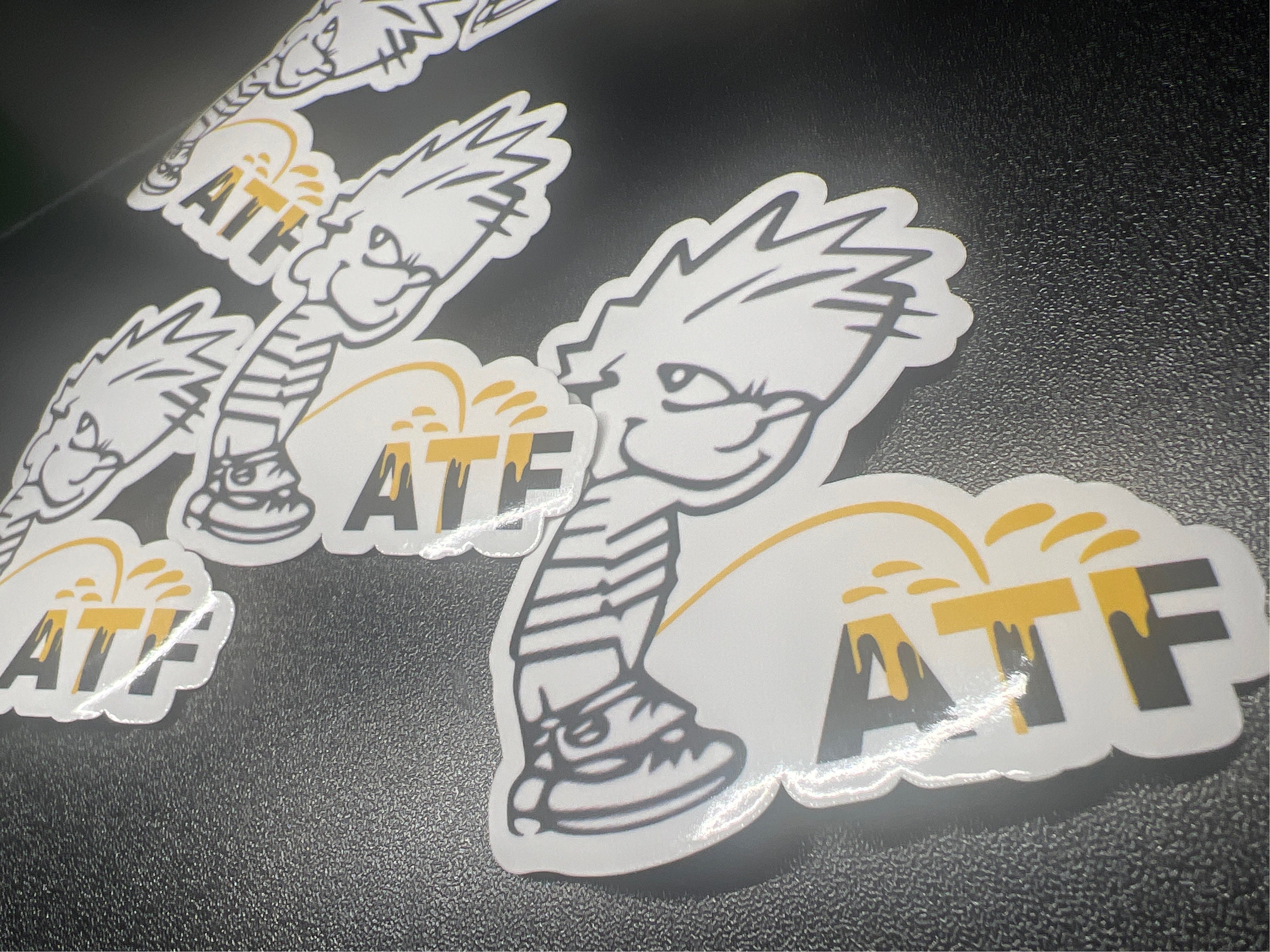 ATF Decal Atf Sticker Atf Dog Funny Sticker Gun - Etsy