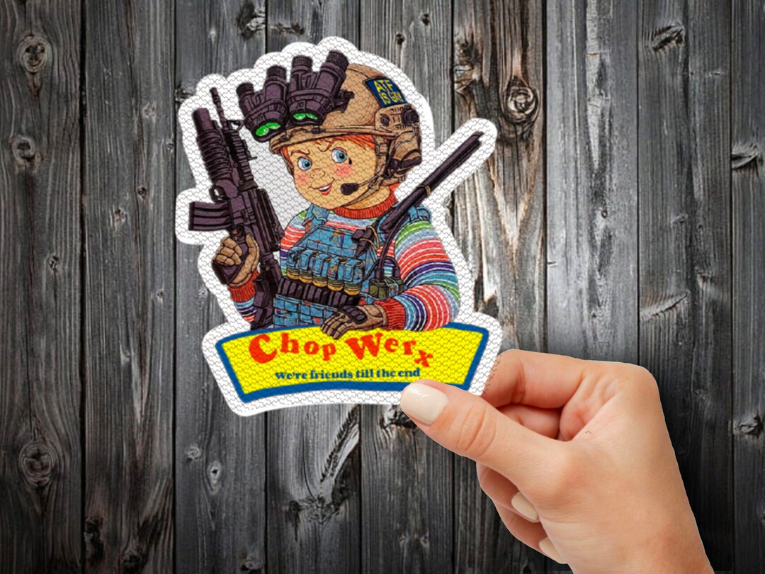 Good Guy Sticker Chucky Sticker Gun Sticker Plate - Etsy