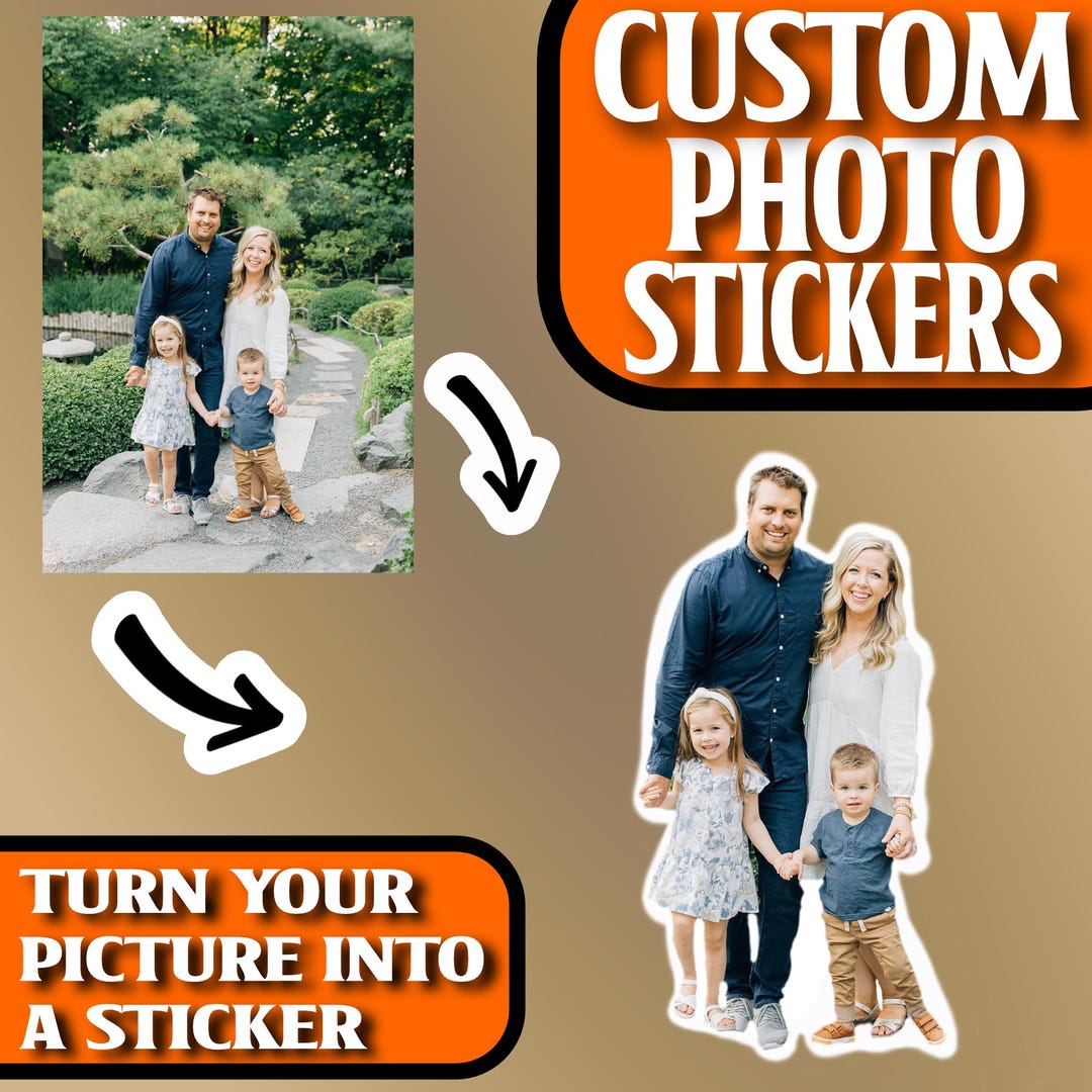 Family Picture Stickers Family Picture Picture Decals Family Gift ...