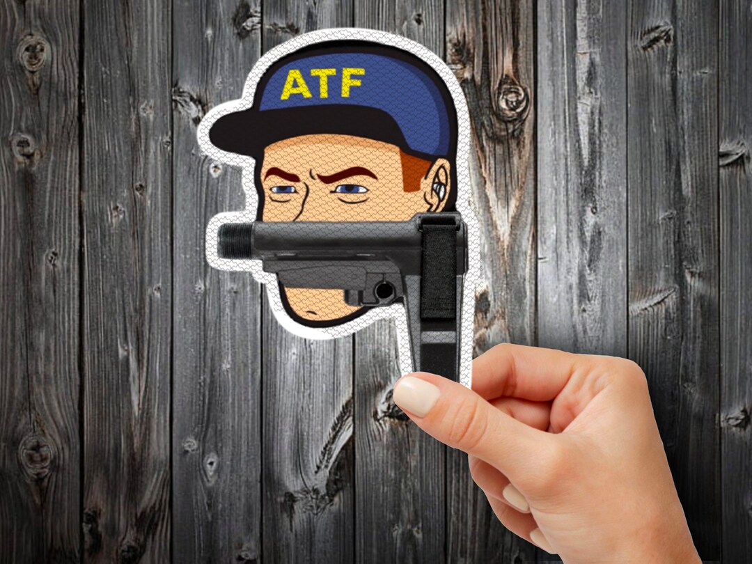 ATF Decal | Atf Sticker | Atf Dog | Funny Sticker | Gun Sticker | Aft ...