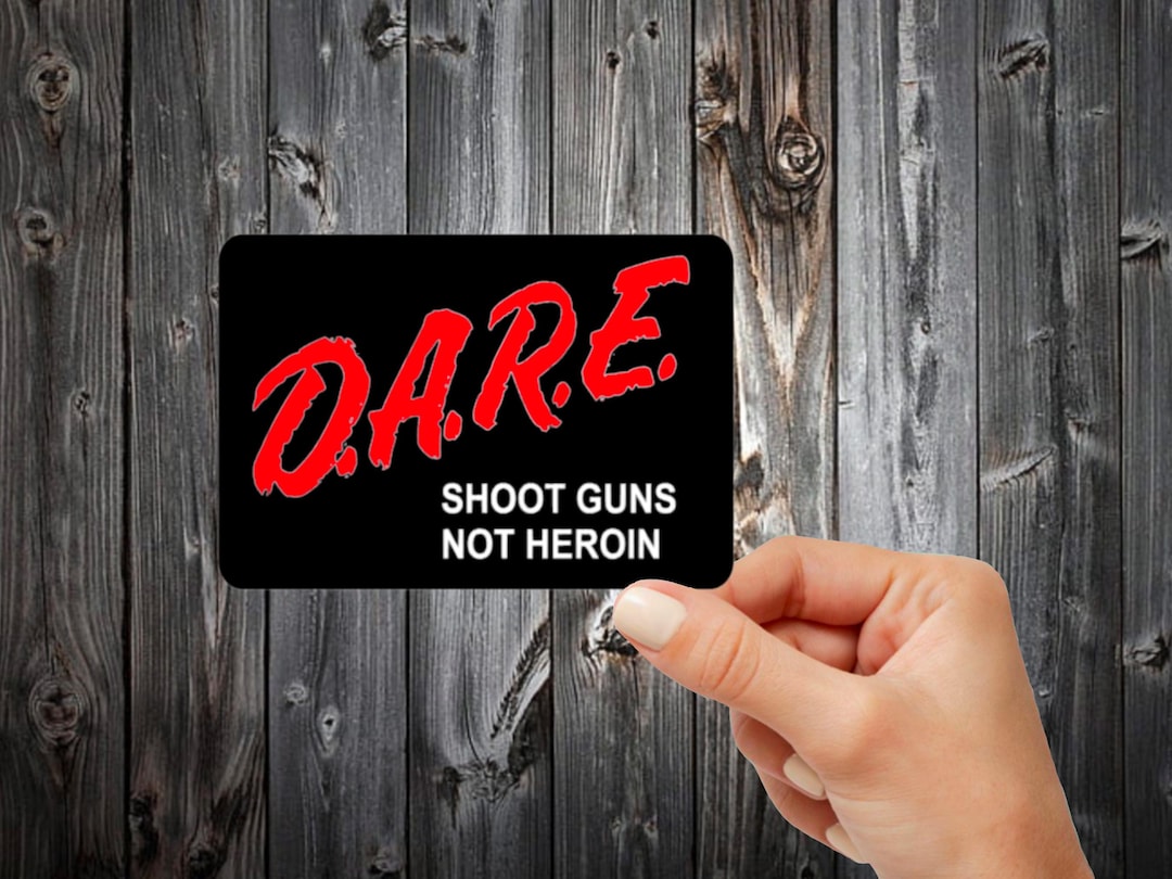 Dare Decal | Gun Sticker | Gun Slap | Funny Sticker | Gun Sticker | Aft ...