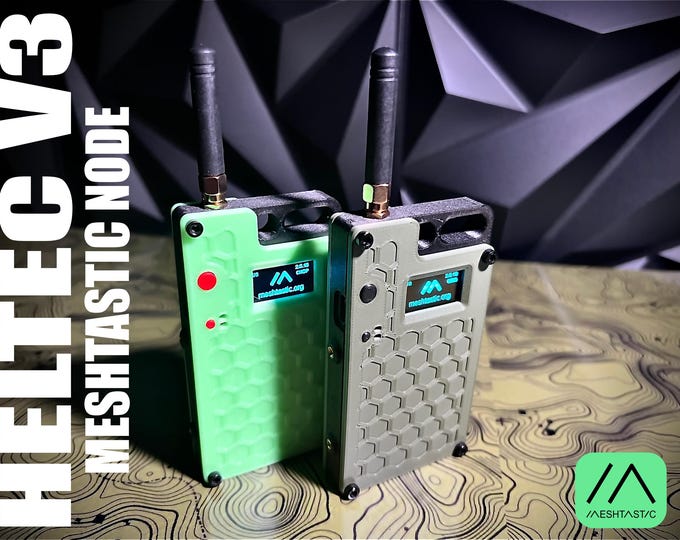 Heltec V3 Running Meshtastic, Lora Technology, Walkie-talkie Off-grid ...