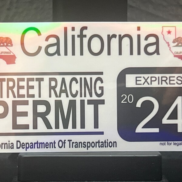 Mexico Street Racing Permit Sticker - Etsy