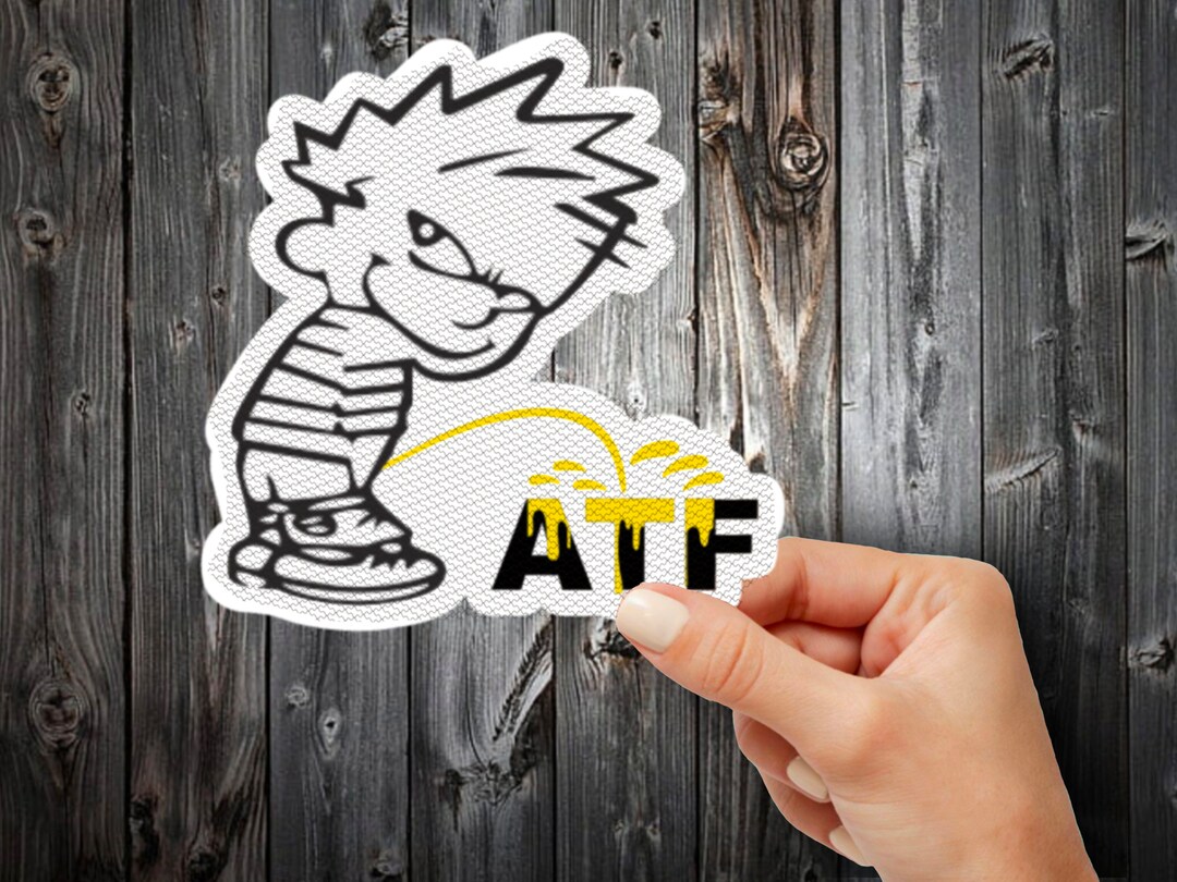 ATF Decal Atf Sticker Atf Dog Funny Sticker Gun Sticker Aft Arm Brace ...