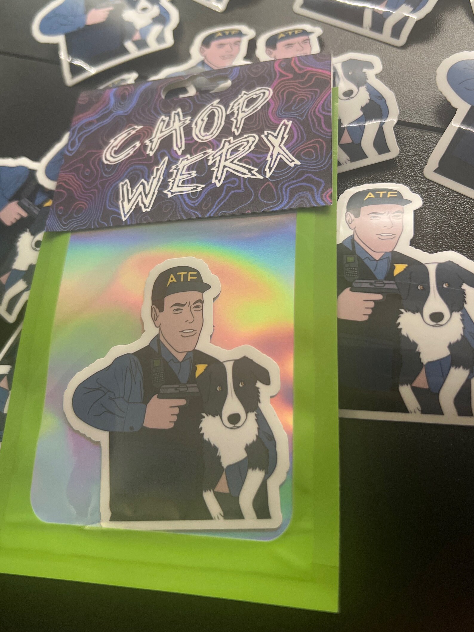 ATF Decal Atf Sticker Atf Dog Funny Sticker Gun Sticker Aft Arm Brace ...