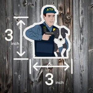 ATF Decal | Atf Sticker | Atf Dog | Funny Sticker | Gun Sticker | Aft | Arm Brace | Ar15 | Glock ...