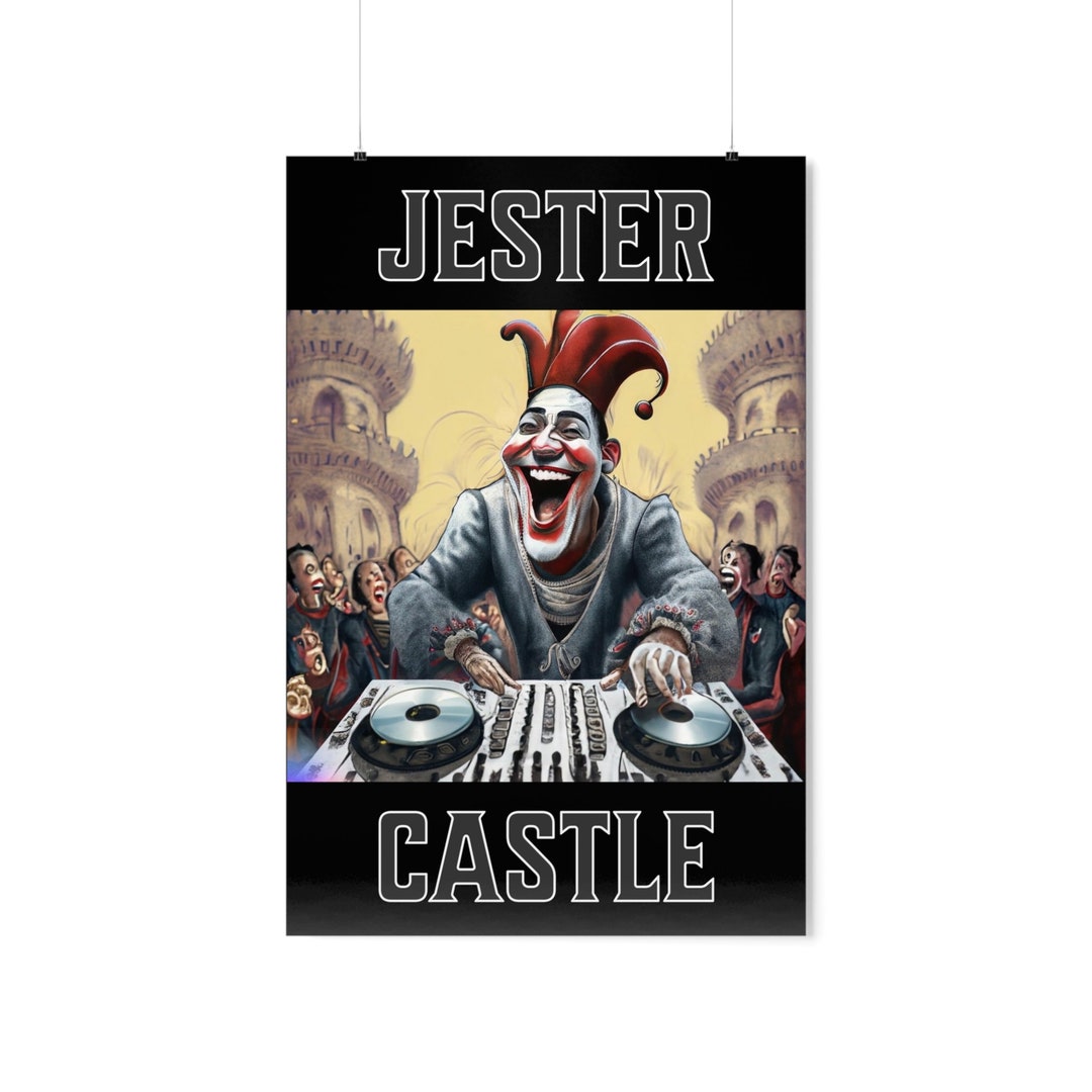 Jester Castle Vertical Poster With Header and Footer Text, Philadelphia ...