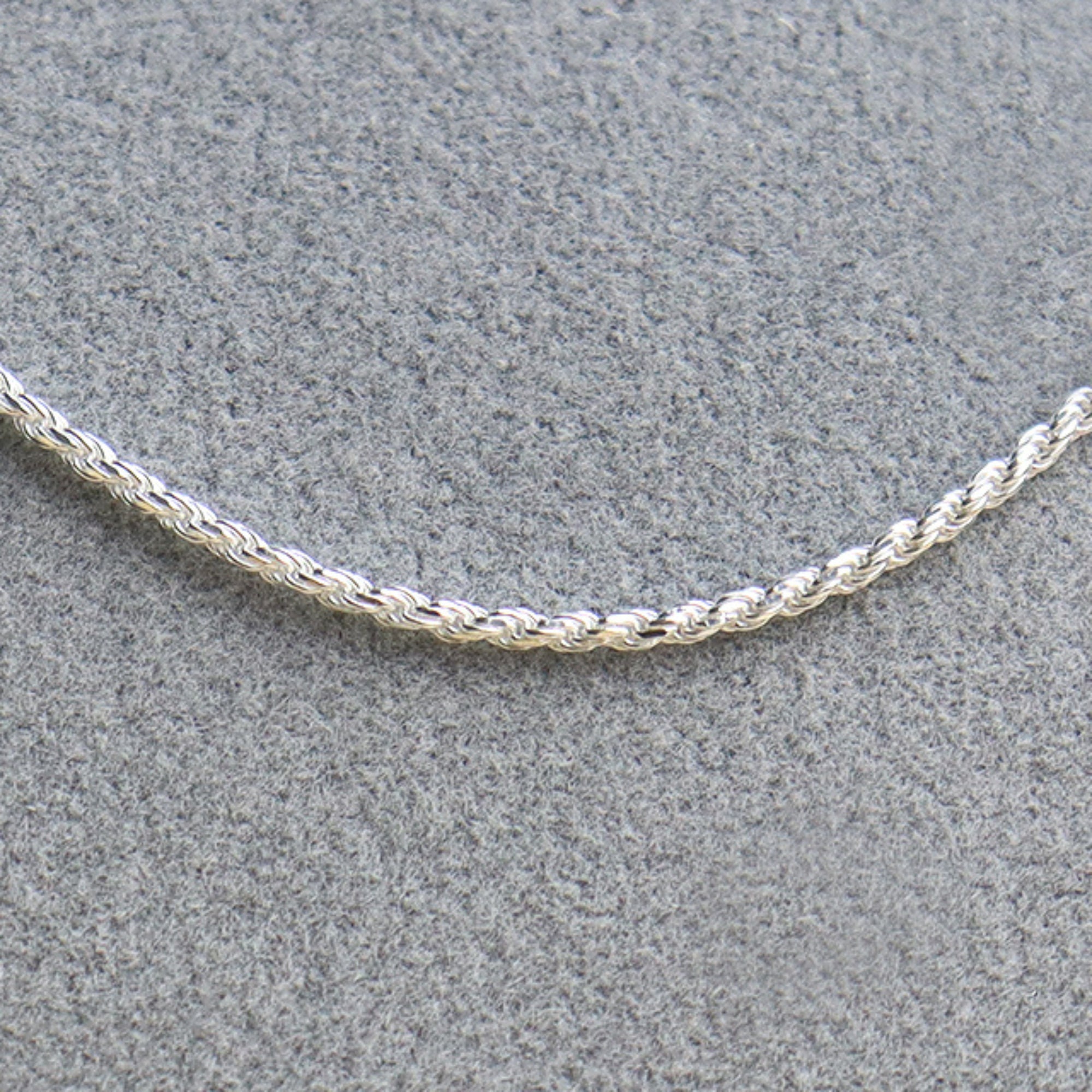 Solomonic Cord Chain 2.0 Mm Thick 925 Sterling Silver - Etsy