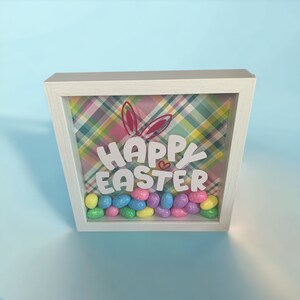 Happy Easter Shadow Box - Etsy