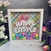 Happy Easter Shadow Box - Etsy