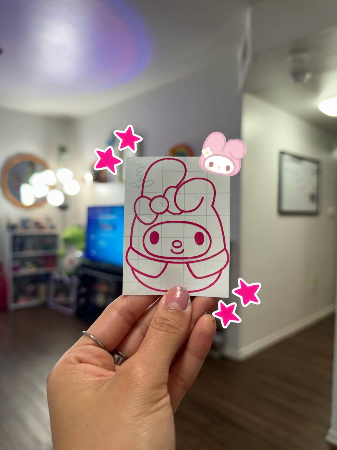 My Melodyy Cutie Squishy Decal Cute My Melodyy Car Decal Cute Car Decal ...