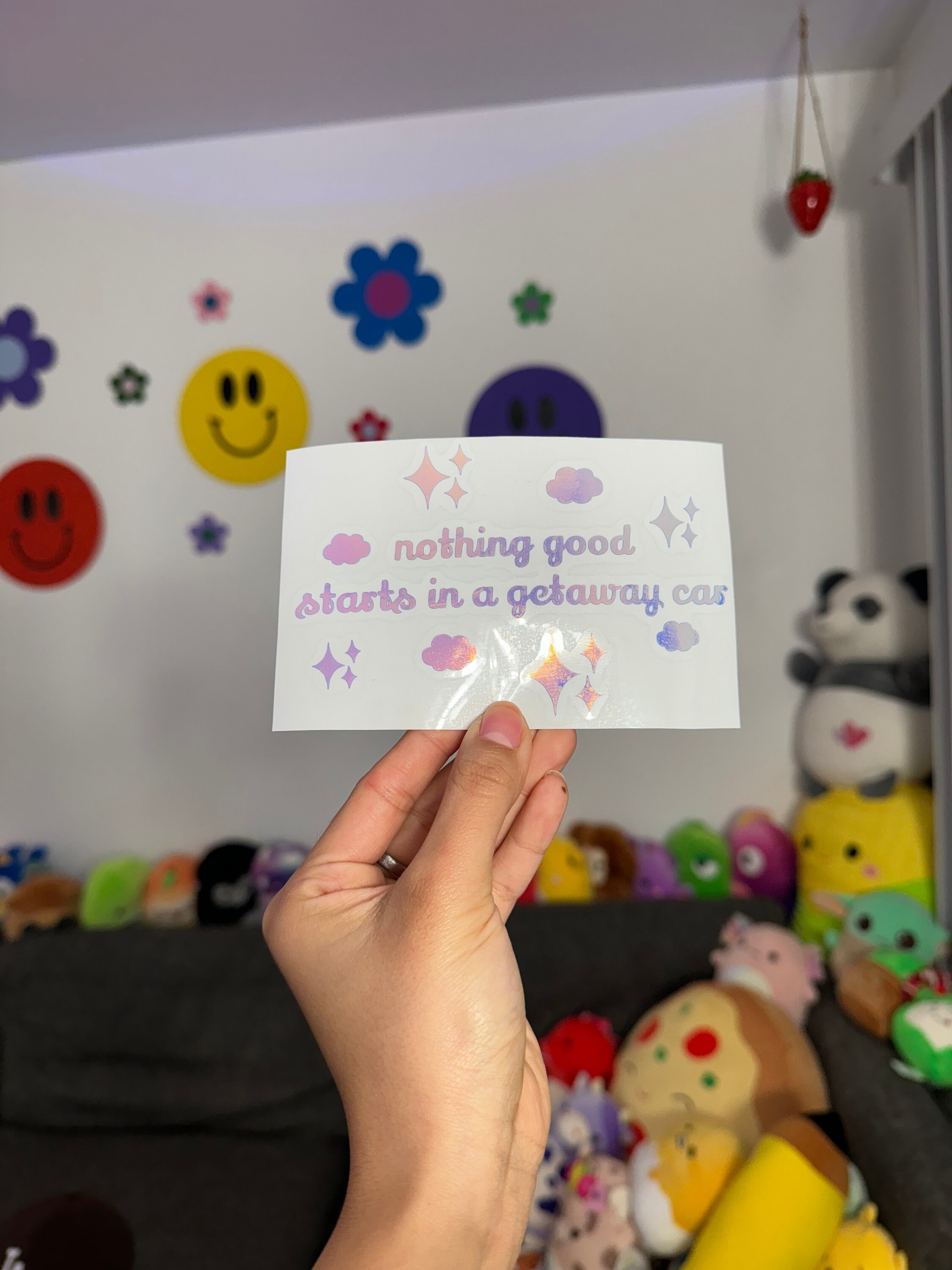 Nothing Good Starts in a Getaway Car Vinyl Decal Getaway Car Decal ...