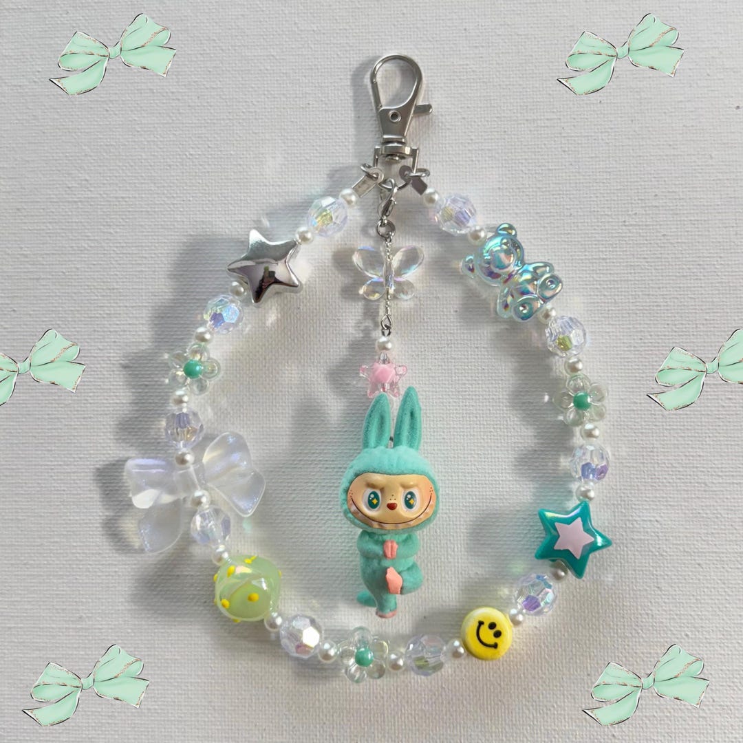 Labubu Keychain | Labubu Bag Charm | Labubu Yoga | Purse Keychain ...