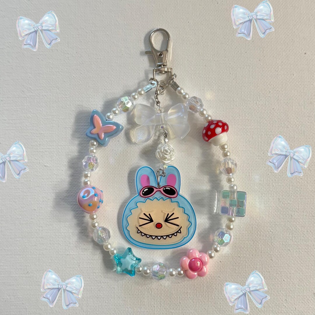 Labubu Keychain | Labubu Bag Charm | Labubu Yoga | Purse Keychain ...