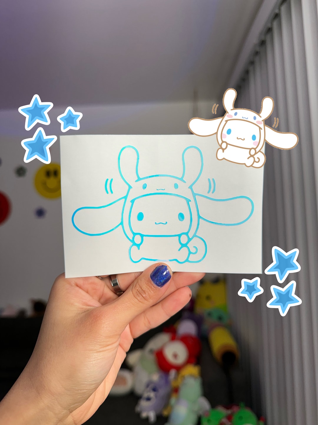 Cinnamoroll Beanie Cutie Vinyl Decal Cute Car Sticker Cute Bumper Sticker Cute Car Accessories ...