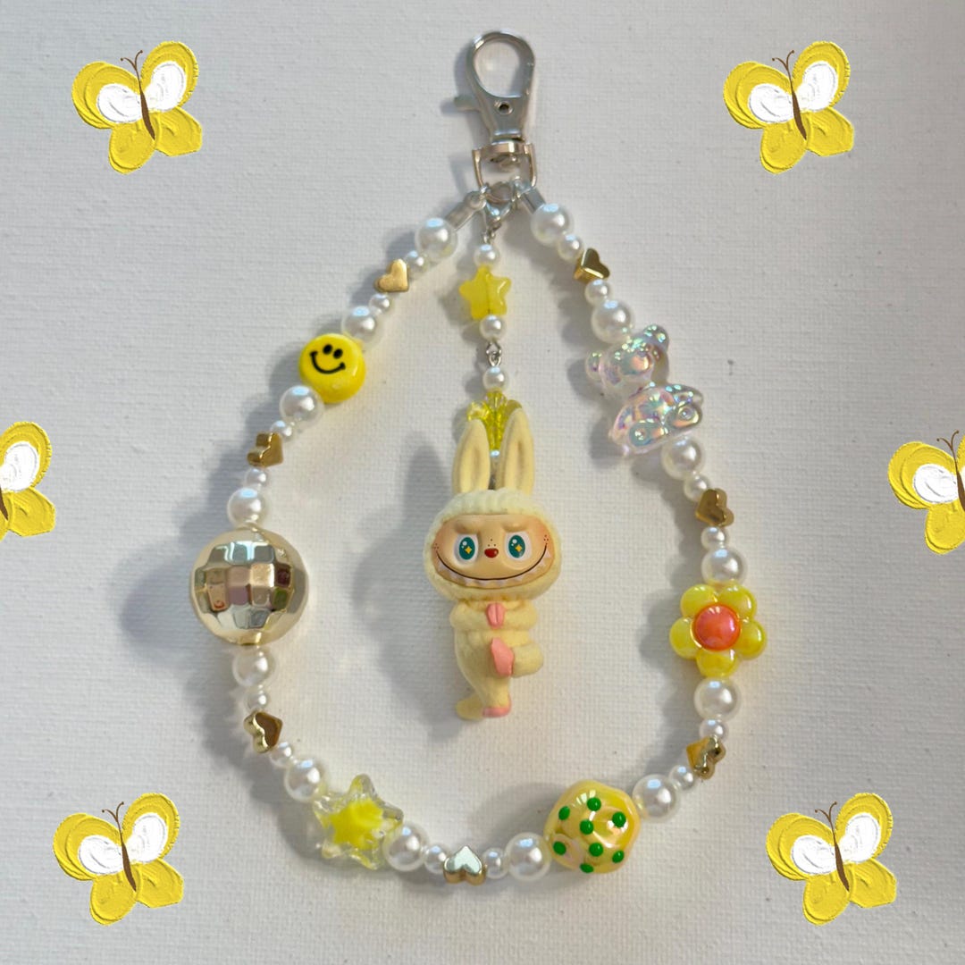 Labubu Keychain | Labubu Bag Charm | Labubu Yoga | Purse Keychain ...