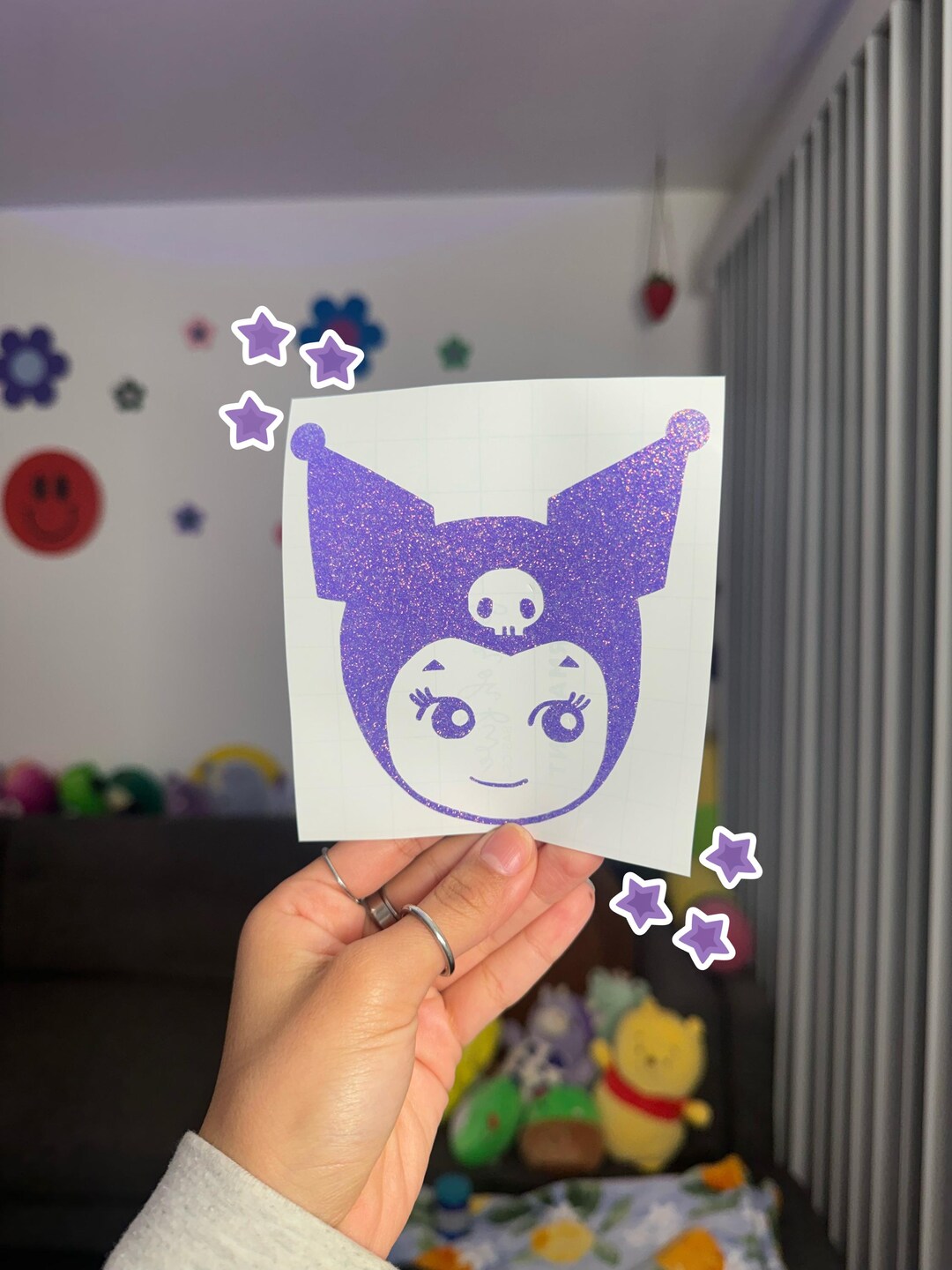 Sonny Angel Kurommii Cutie Decal Cute Car Stickers Cute Car Decals Car ...