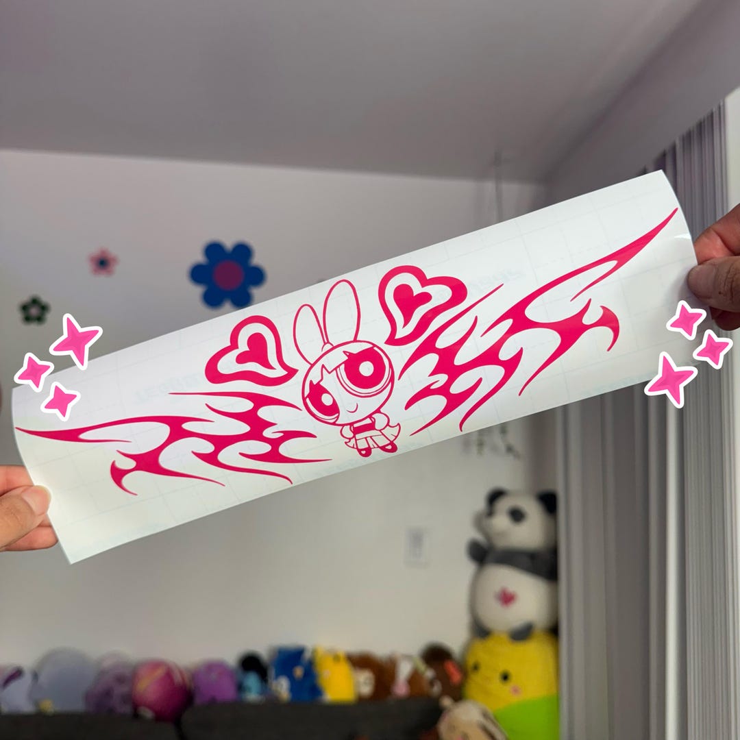 Blossomm Girly Tramp Stamp Decal | Cute Tramp Stamp | Cute Car Decal | Cute Car Sticker ...