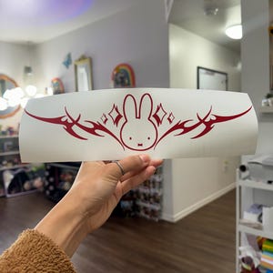 Mifffy Bunny Tramp Stamp Decal Cute Car Sticker Cute Bumper Sticker ...