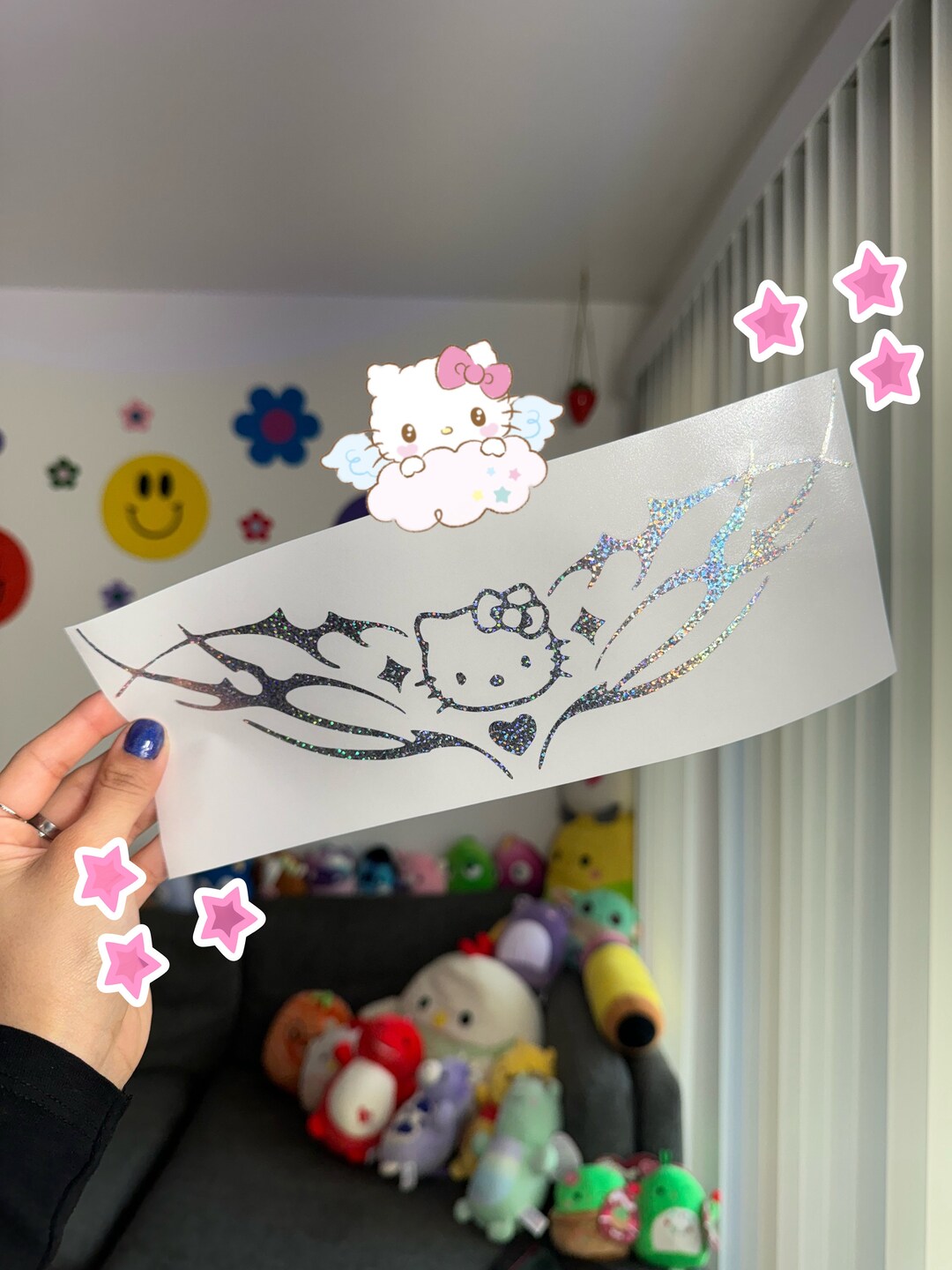 Cute Kitty Tramp Stamp Decal | Kitty Tramp Stamp | Cute Car Decal ...