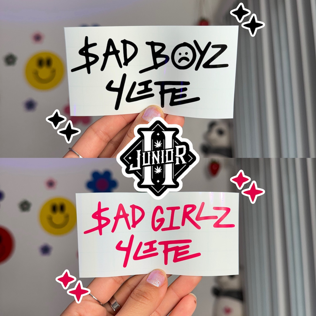 Junior H Sad Boyz/girlz 4 Life Decal Cute Car Sticker Cute Bumper ...