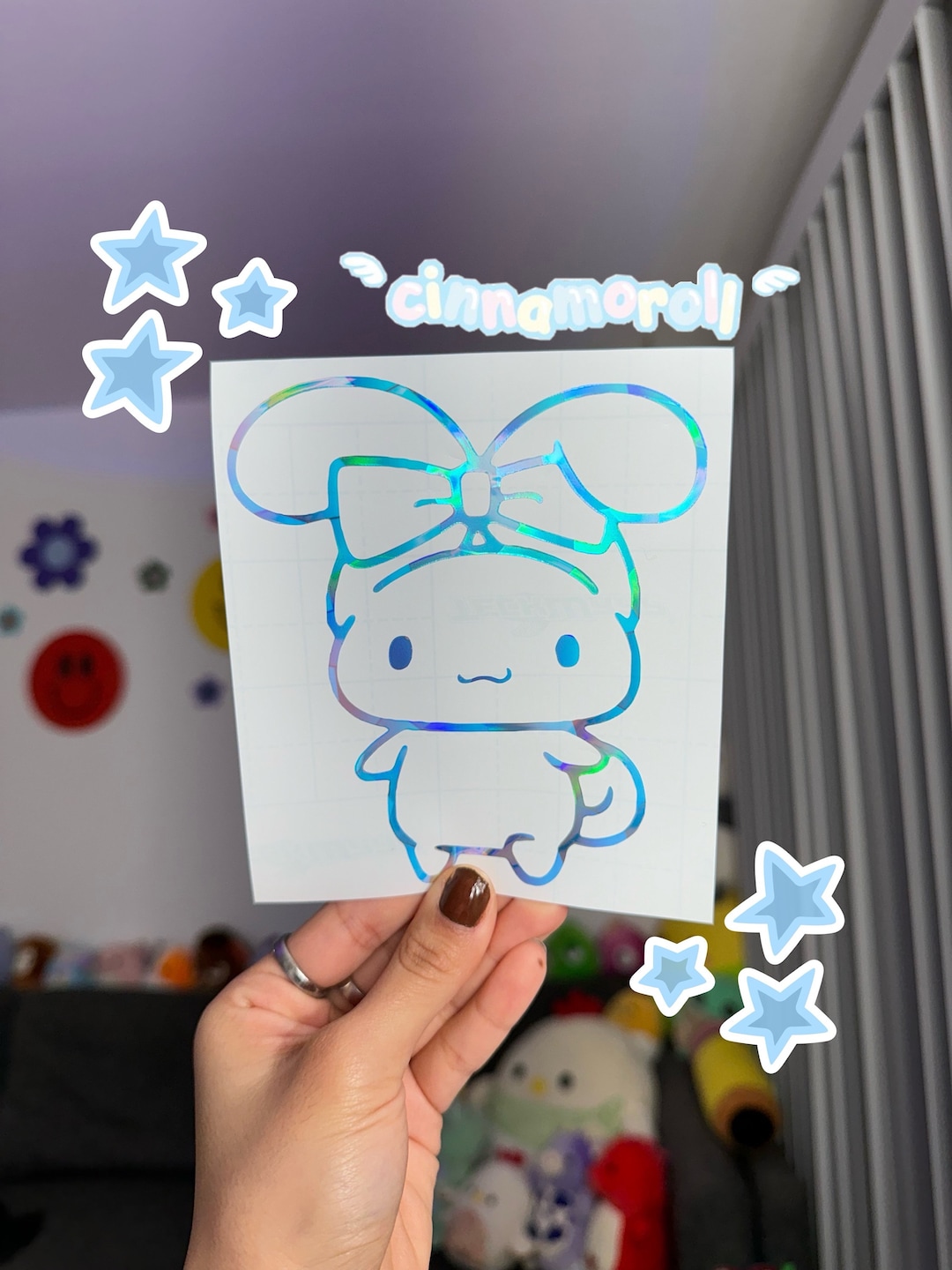 Cinna Kawaii Vinyl Decal | Cinnamoroll Sticker | Kawaii Cute Car Decals | Car Decals | Cute ...