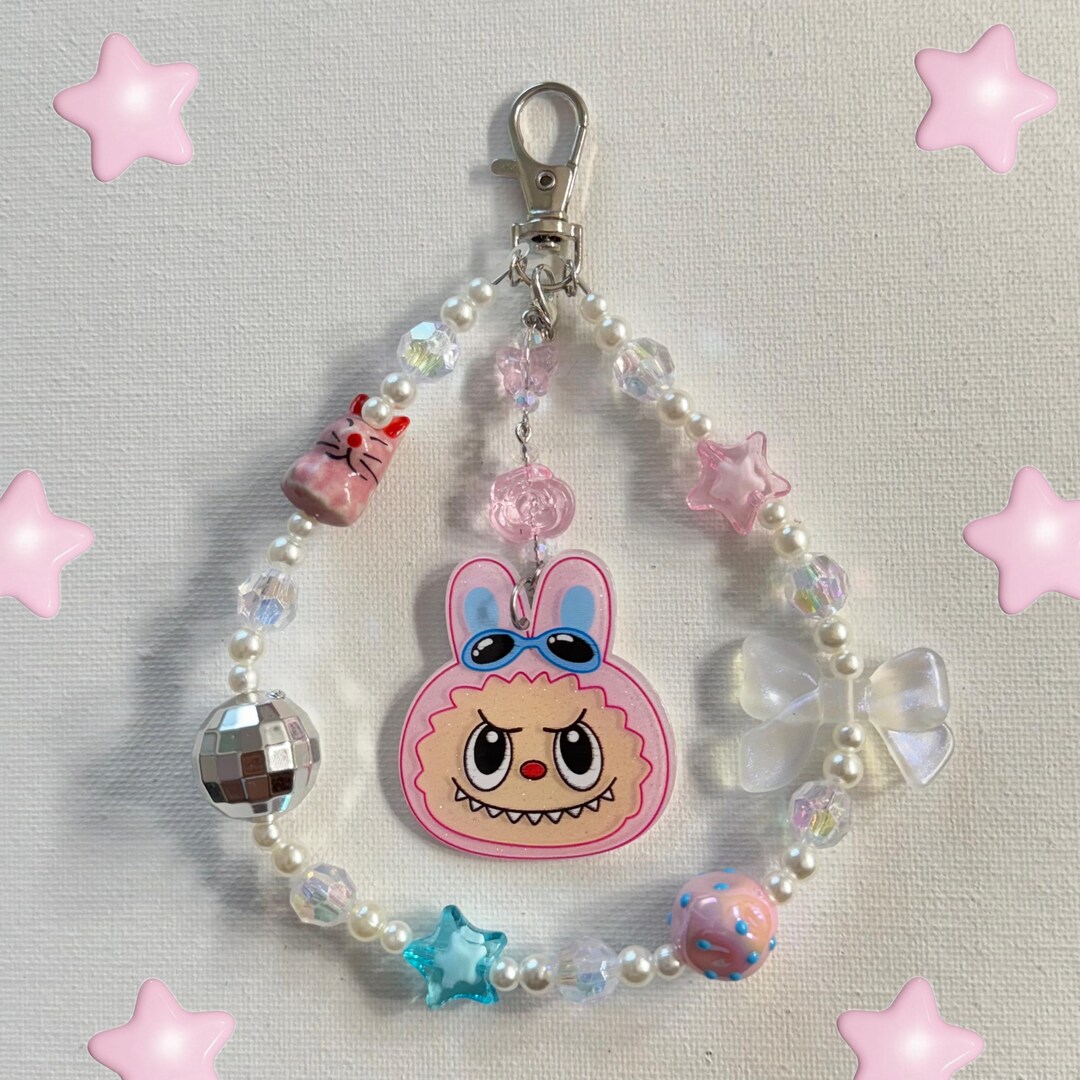 Labubu Keychain | Labubu Bag Charm | Labubu Yoga | Purse Keychain ...