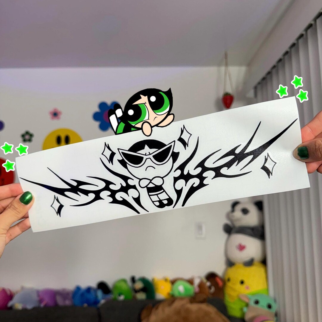 Butter Cup Girly Tramp Stamp Decal Cute Tramp Stamp Cute Car Decal Cute ...