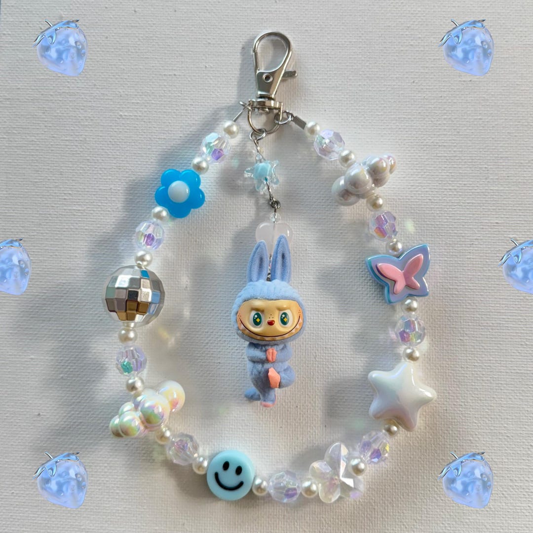 Labubu Keychain | Labubu Bag Charm | Labubu Yoga | Purse Keychain ...