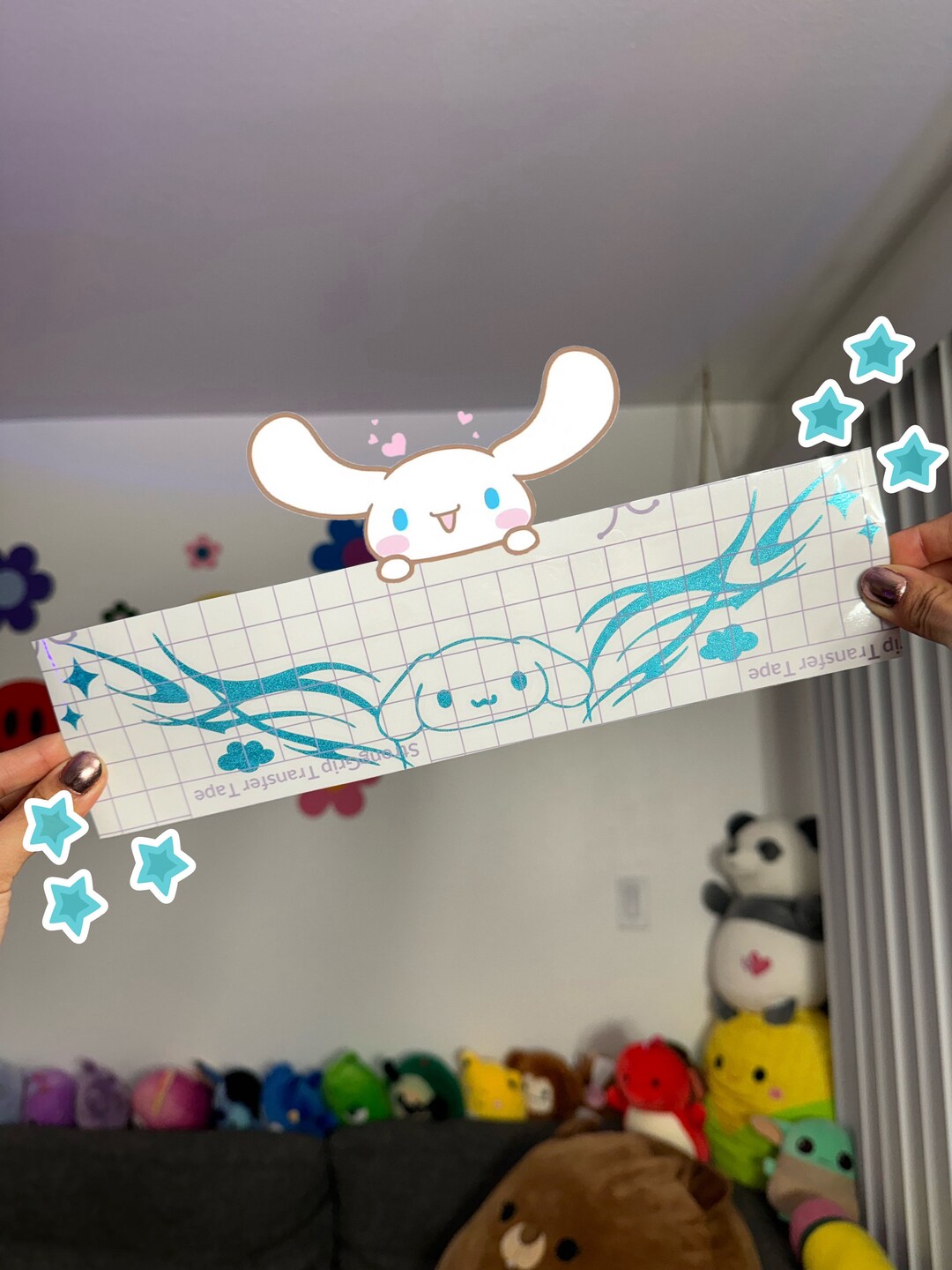 Cinnamoroll Tramp Stamp Decal Cute Car Tramp Stamp Cute Car Decal Cute ...