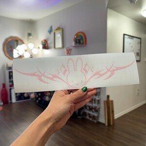 Mifffy Bunny Tramp Stamp Decal Cute Car Sticker Cute Bumper Sticker ...