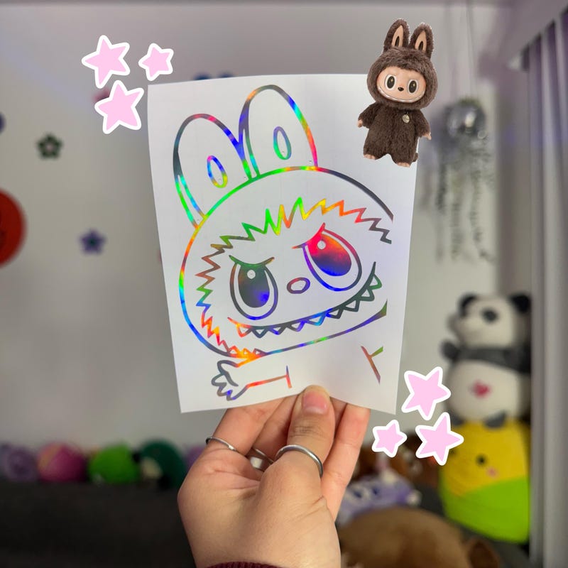 Labubu Sticker - Etsy