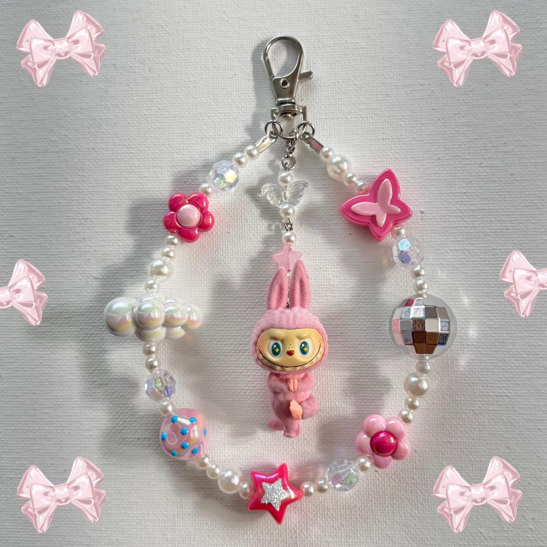 Labubu Keychain | Labubu Bag Charm | Labubu Yoga | Purse Keychain ...