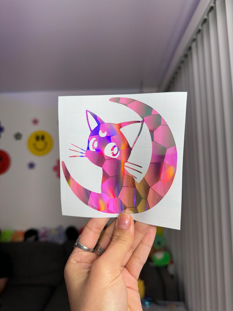 Sailor Moon Luna Decal Sailor Moon Sticker Luna Sailor Moon Car Sticker ...