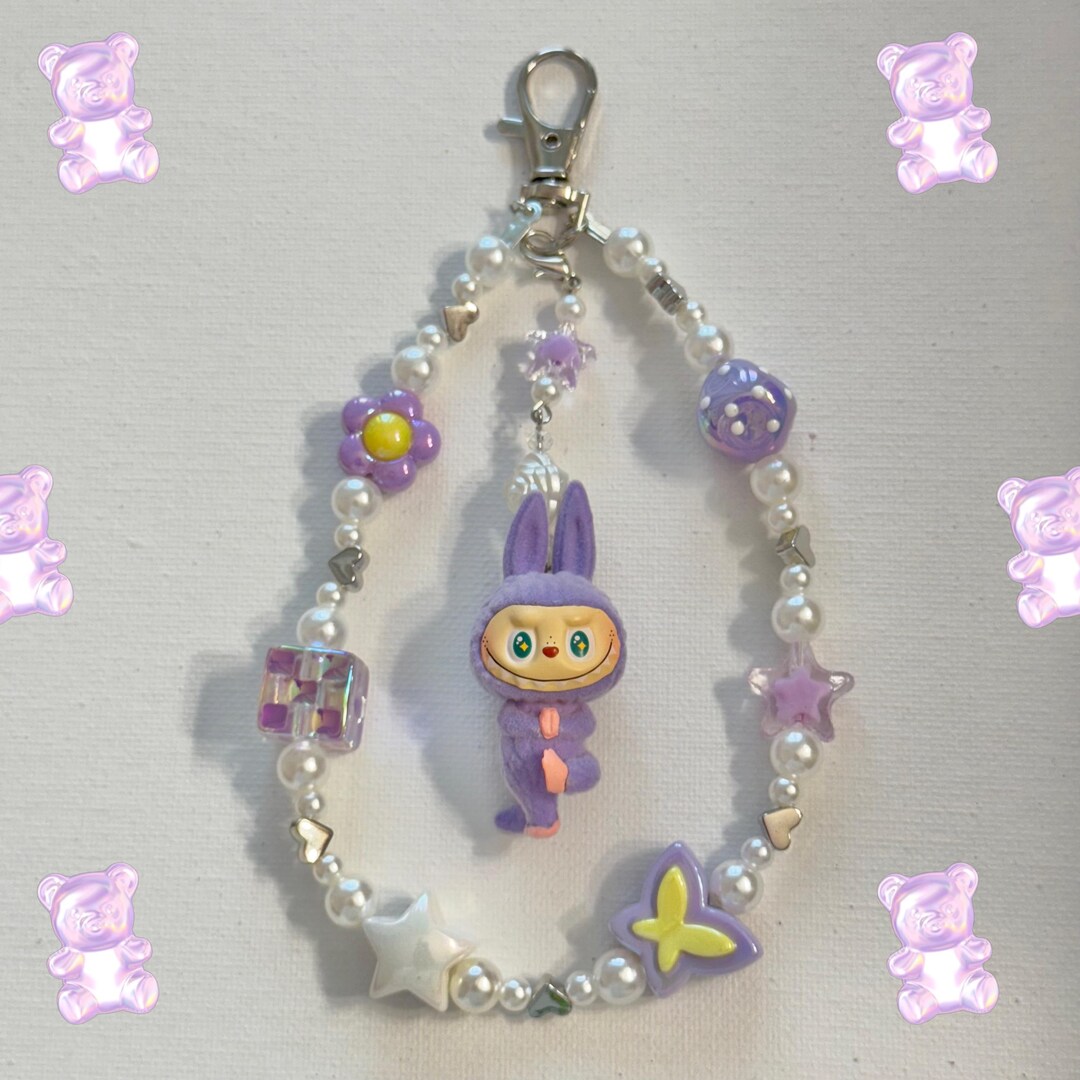 Labubu Keychain | Labubu Bag Charm | Labubu Yoga | Purse Keychain ...