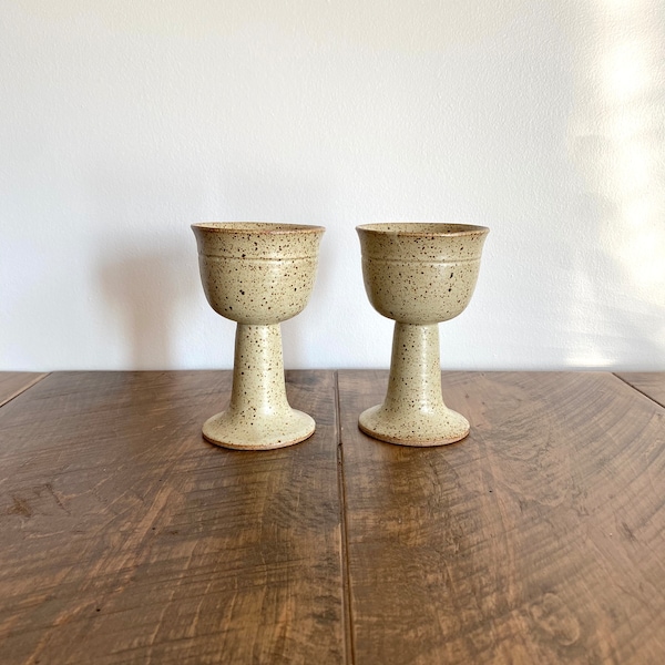 Ceramic Wine Goblet - Etsy