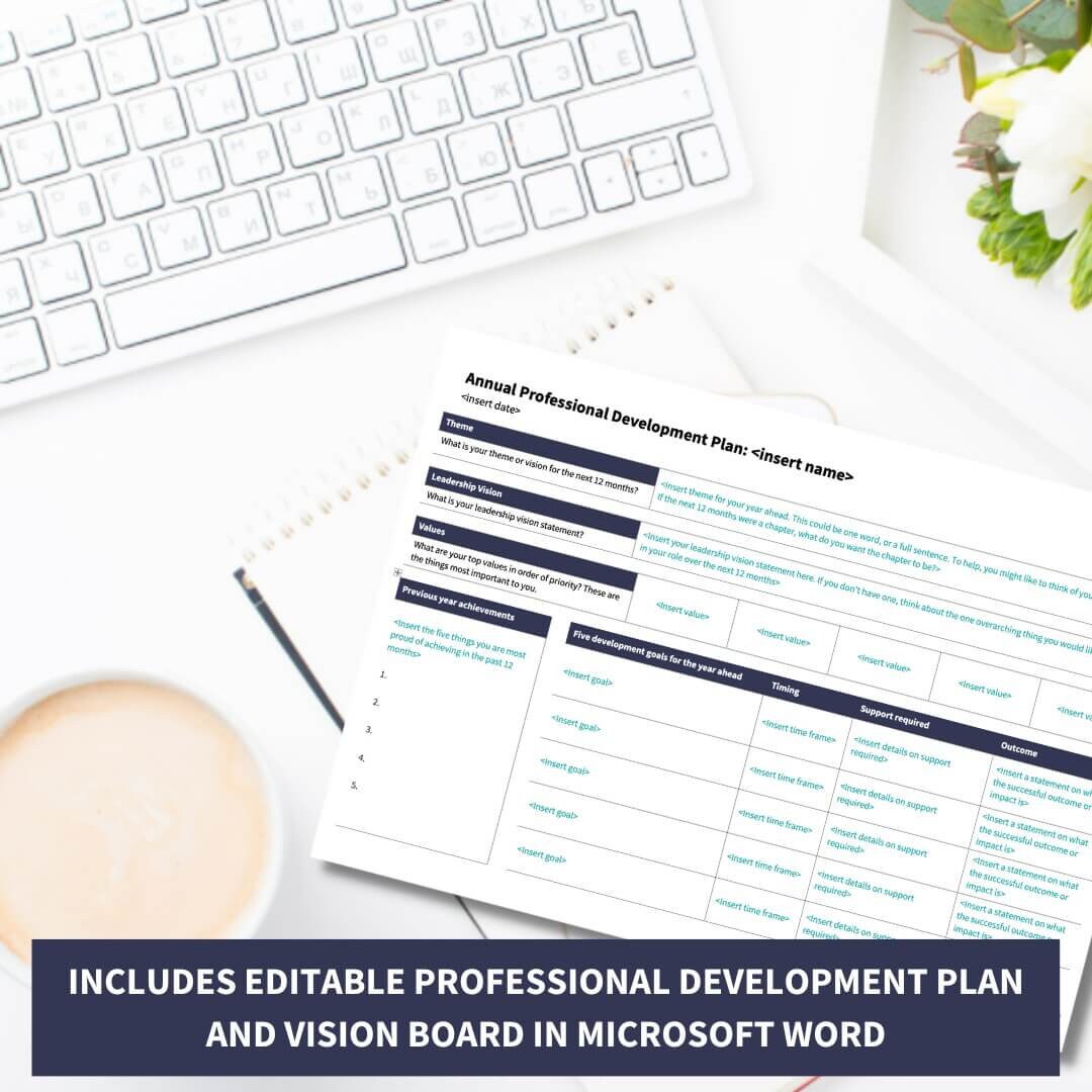 Professional Development Plan Resource Guide and Templates. Life ...