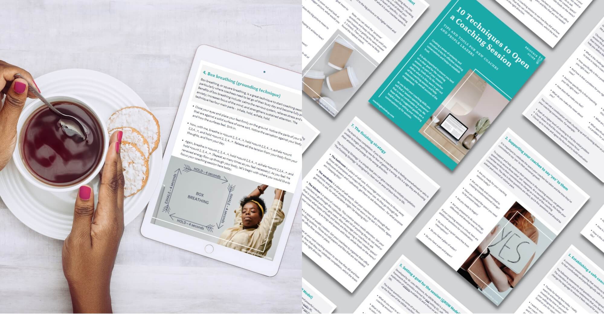 Quick-reference Guide: 10 Techniques to Open a Coaching Session. Life ...