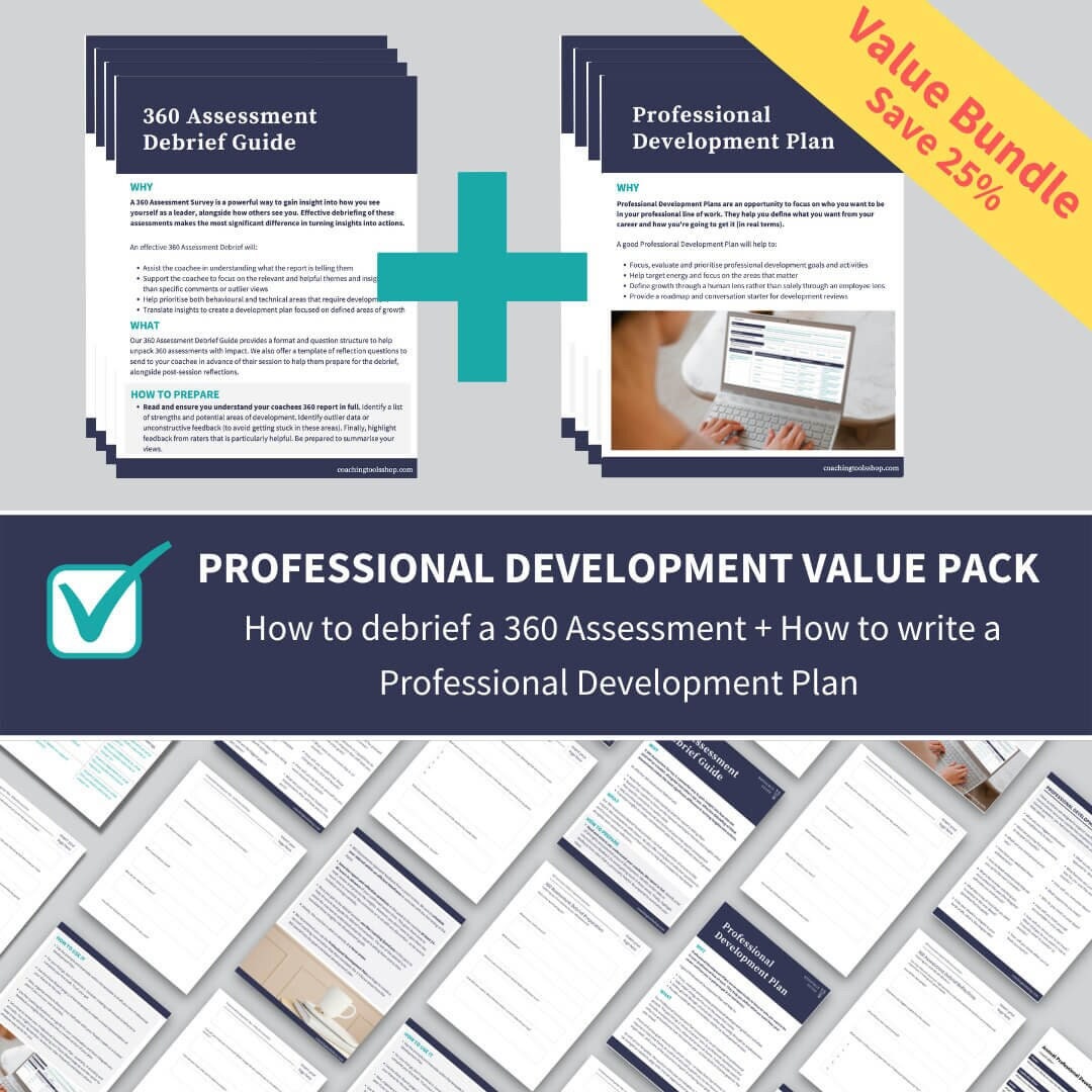 360 Assessment Debrief + Professional Development Plan. Life Coaching ...