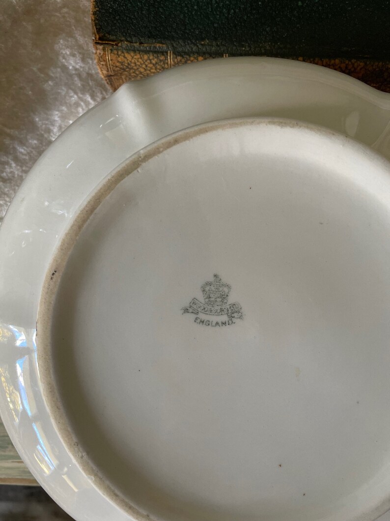 Wood & Sons Chamber Pot Green Painted Trim Polychrome - Etsy