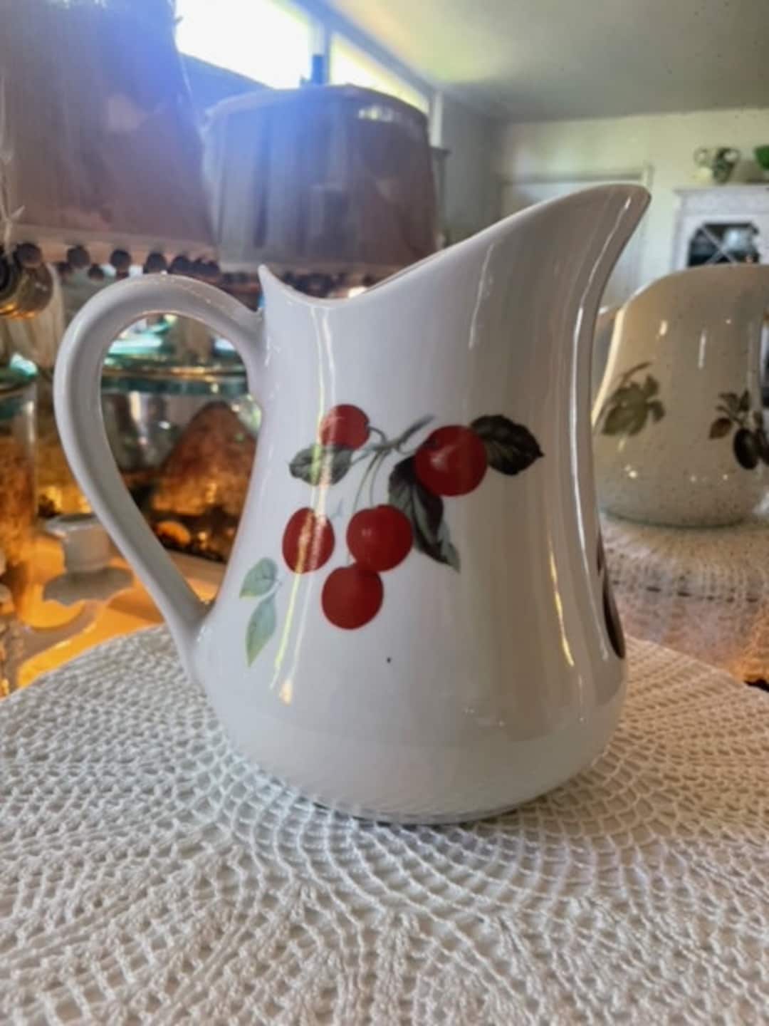 Vintage Cordon Bleu BIA, Cherry, Grape Leaves, Olives, Ironstone ...