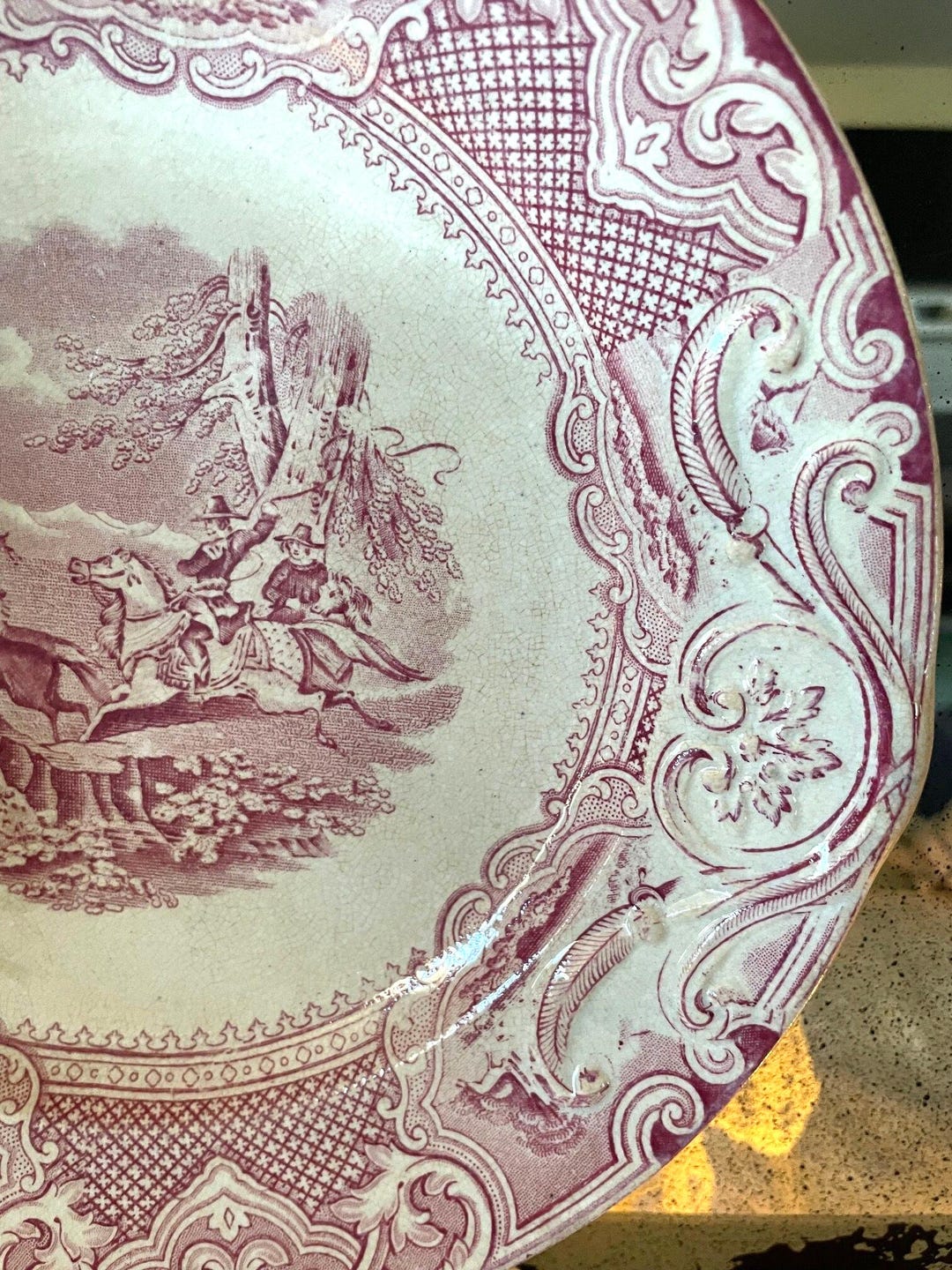 Extremely Rare! Thomas Fell & Co (T F. and Co) Red and White Ironstone ...