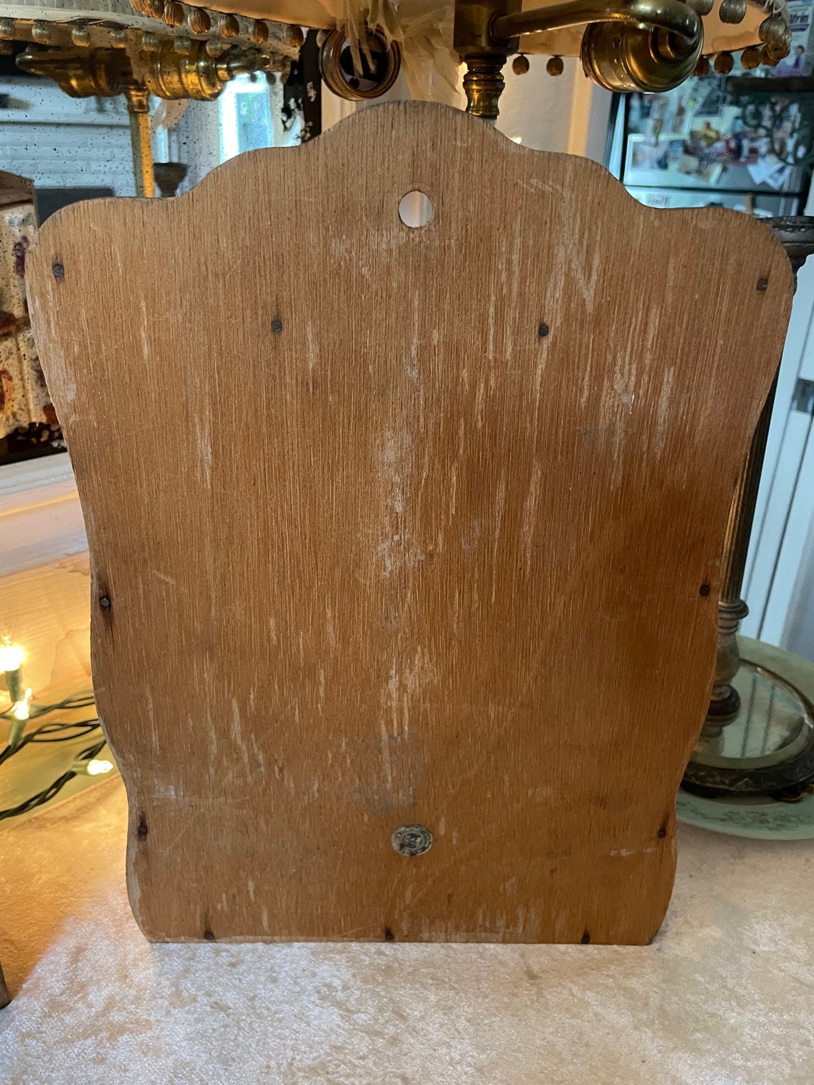 MCM, COTTAGECORE, Ceramic/wood Spice Rack ROOSTER Fred Roberts Co., San ...