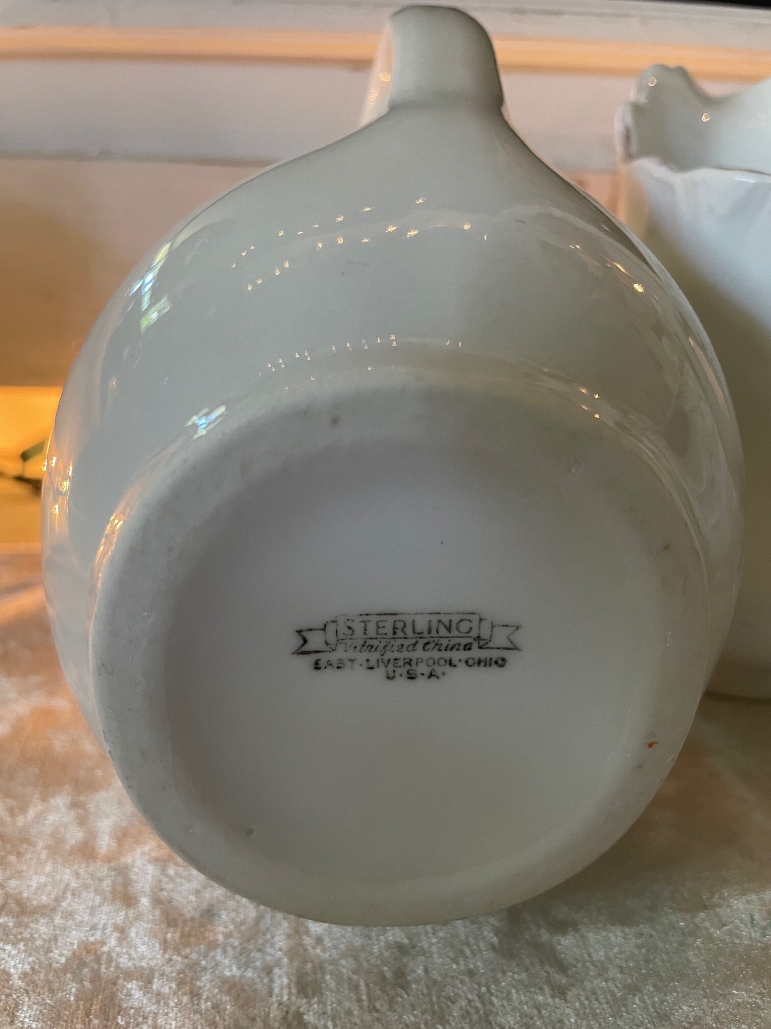 Ironstone Small White Pitchers: Johnson Brothers, Sterling China - Etsy