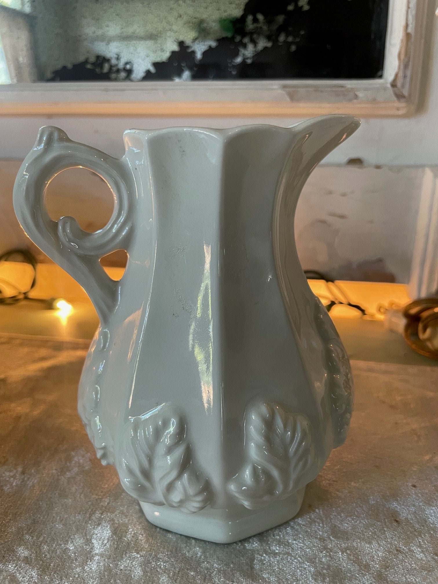 Ironstone Small White Pitchers, Johnson Brothers, Sterling Vitrified ...